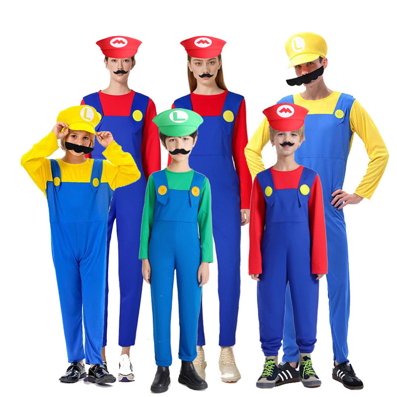 Halloween cosplay Anime Costume Children Mario Costume Super Mario COS ...