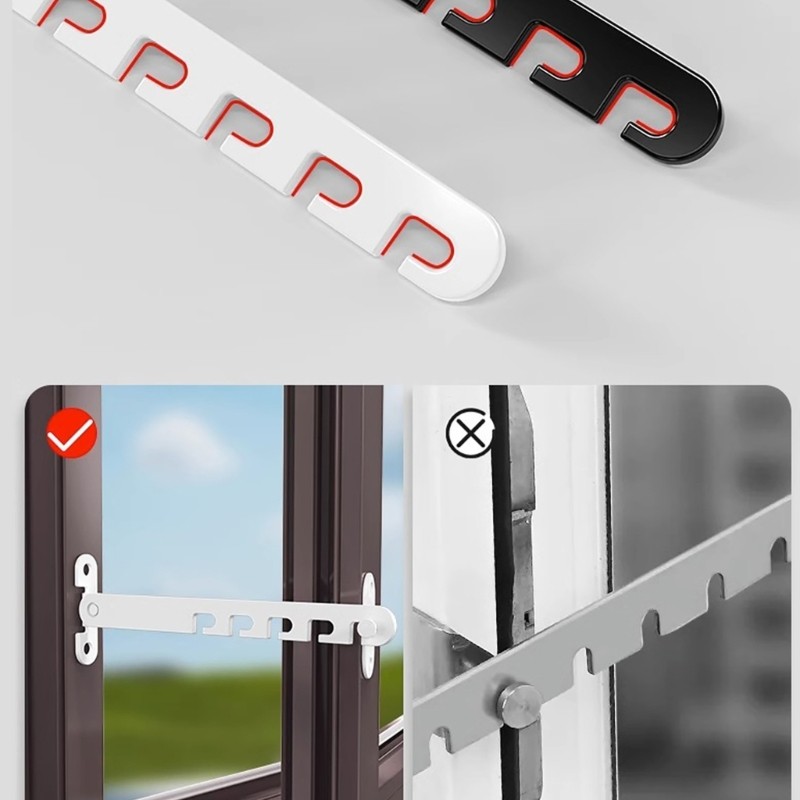 HL Adjustable Window Stoppers Heavy Duty Window Limiters Multifunction ...