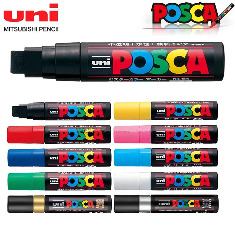 1 PC-17K Japanese Posca-marker Parts Graffiti Painting POP Poster ...