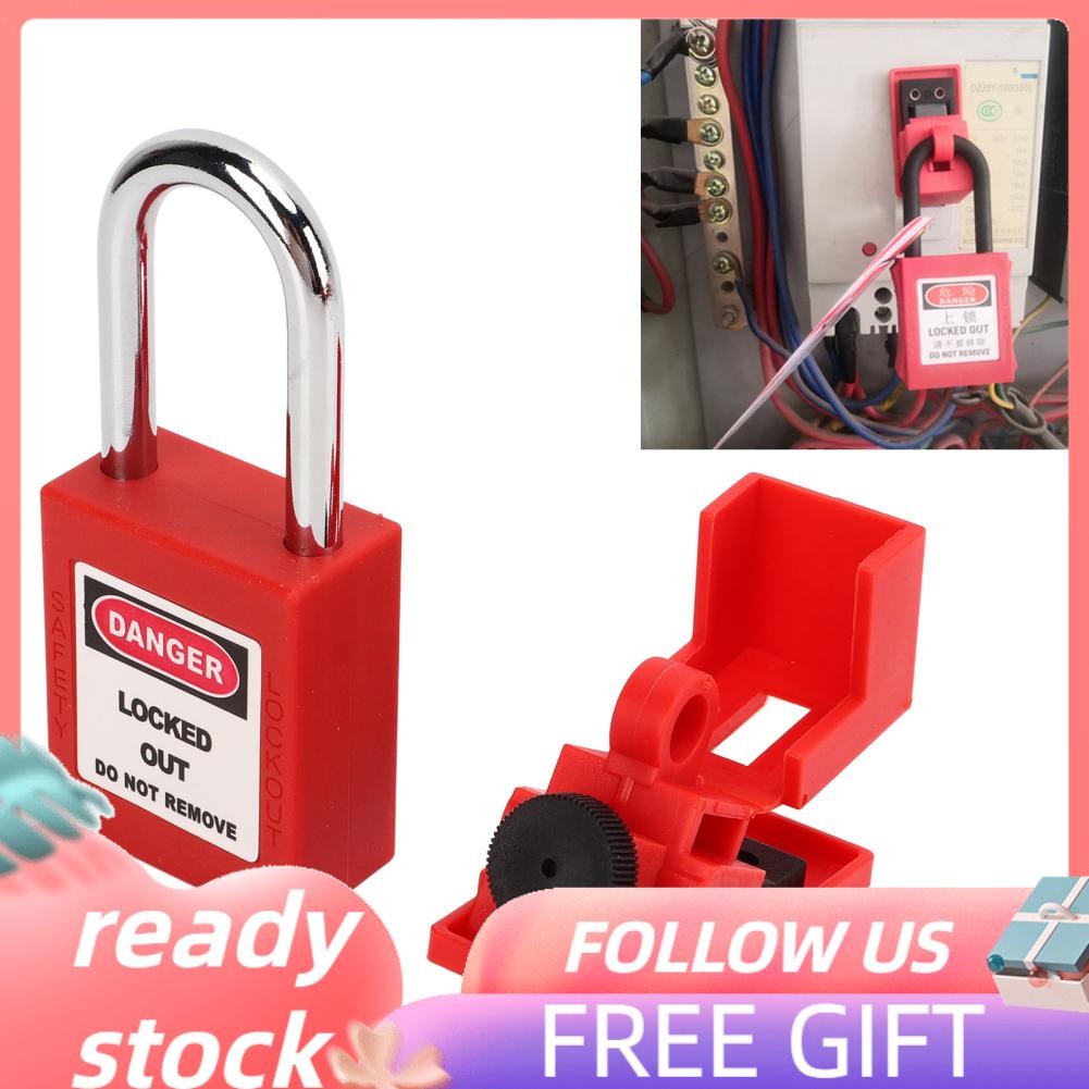 Hanhan1 Safety Padlock Clamp Type Circuit Breaker Lock High Temperature ...