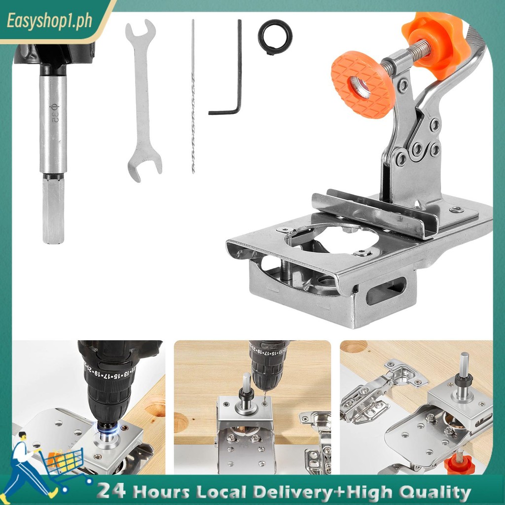 Concealed Door Hinge Jig 35mm Stainless Steel Locking Cabinet Hinge Jig ...