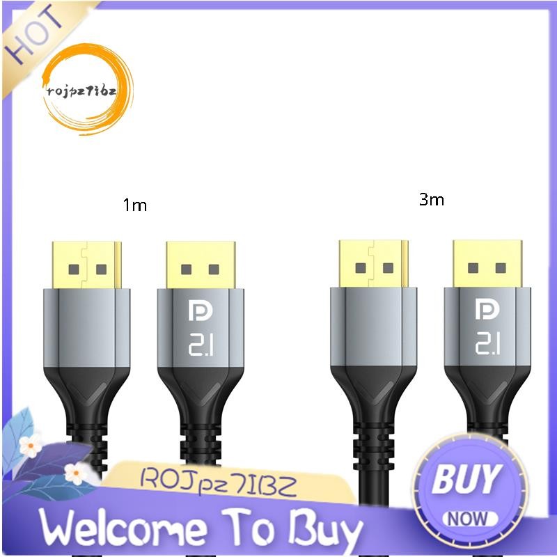 2.1 Cable 16K DP Cable Ultra HD Video Audio Cable for Laptop TV ...