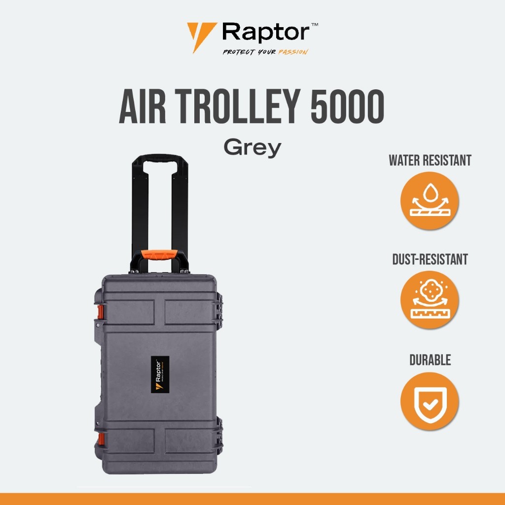 Raptor Case Air Trolley 5000 Travel Luggage For Gears and Equipments ...