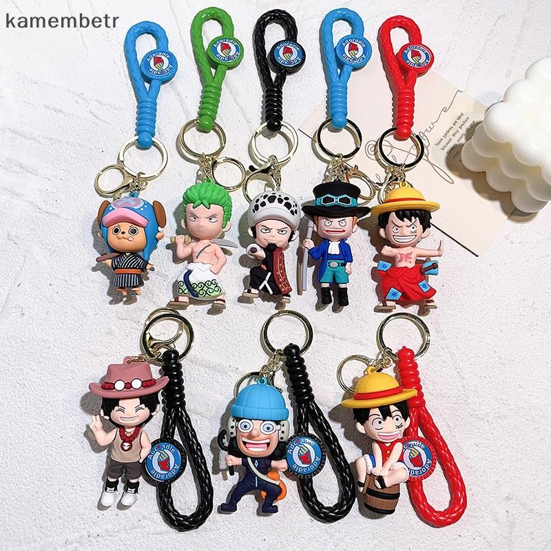 ka One Piece Keychains Anime Monkey D. Luffy Tony Chopper Roronoa Zoro ...