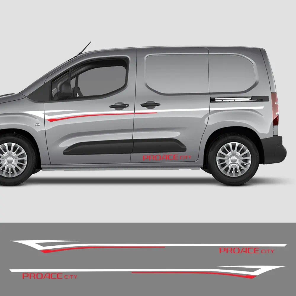 Car Door Stickers For Toyota Proace City Verso Tuning Accessories Camper Van Body Graphics Vinyl ...