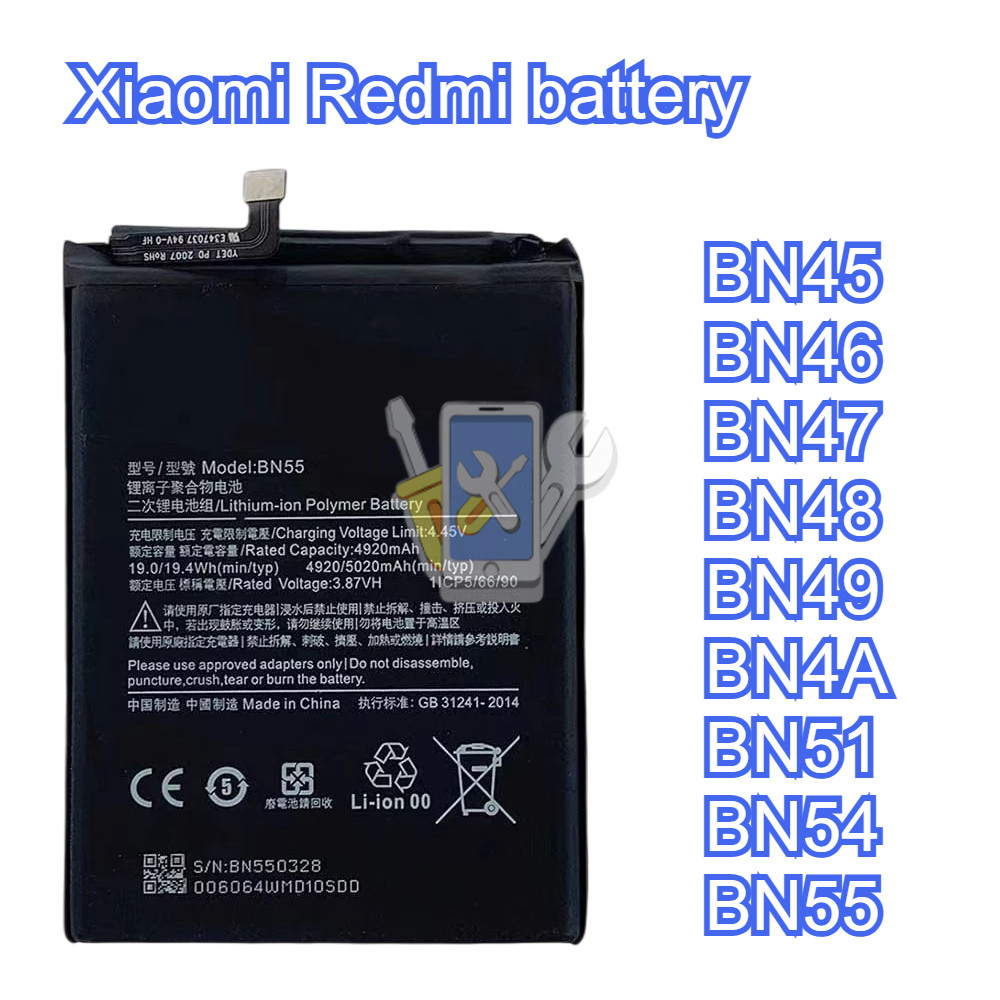 Xiaomi Redmi series battery Note 5 6 7 8 9S Pro Redmi 8A 7A 6 Pro ...