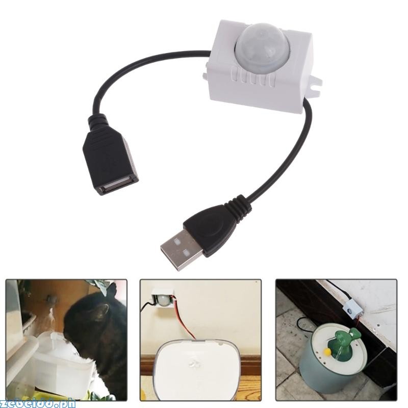 zebeidd DC5V USB PIR Sensor LED Motion Sensor Switchs Body Sensor ...
