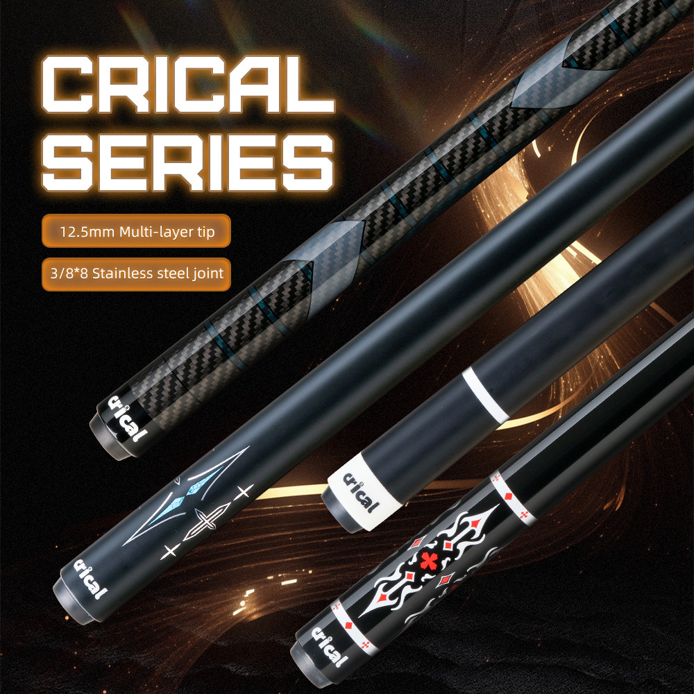 CRICAL Carbon Fiber Pool Cue Stick 58" Billiard Cue Sticks Full Carbon ...