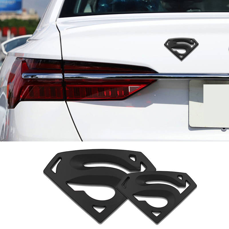 Personalized Metal Bumper Stickers Superman Logo Car Stickers Bumper ...