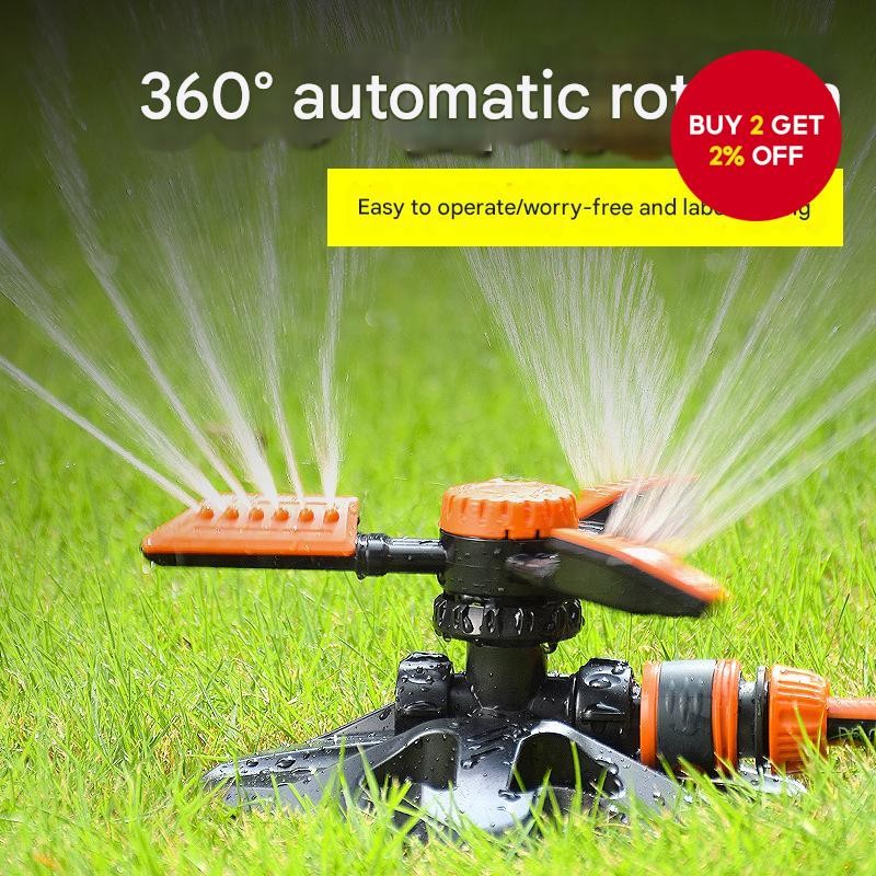 Multi-mode garden Lawn Sprinkler 360 Degree Rotating Automat ic Yard La ...