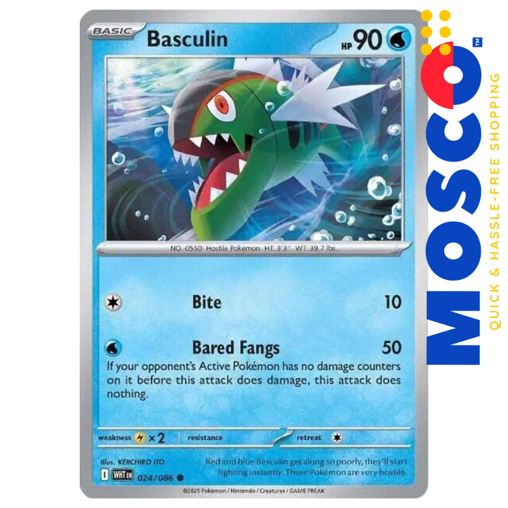 Basculin- 024/086 White Flare | Pokemon TCG | Shopee Philippines