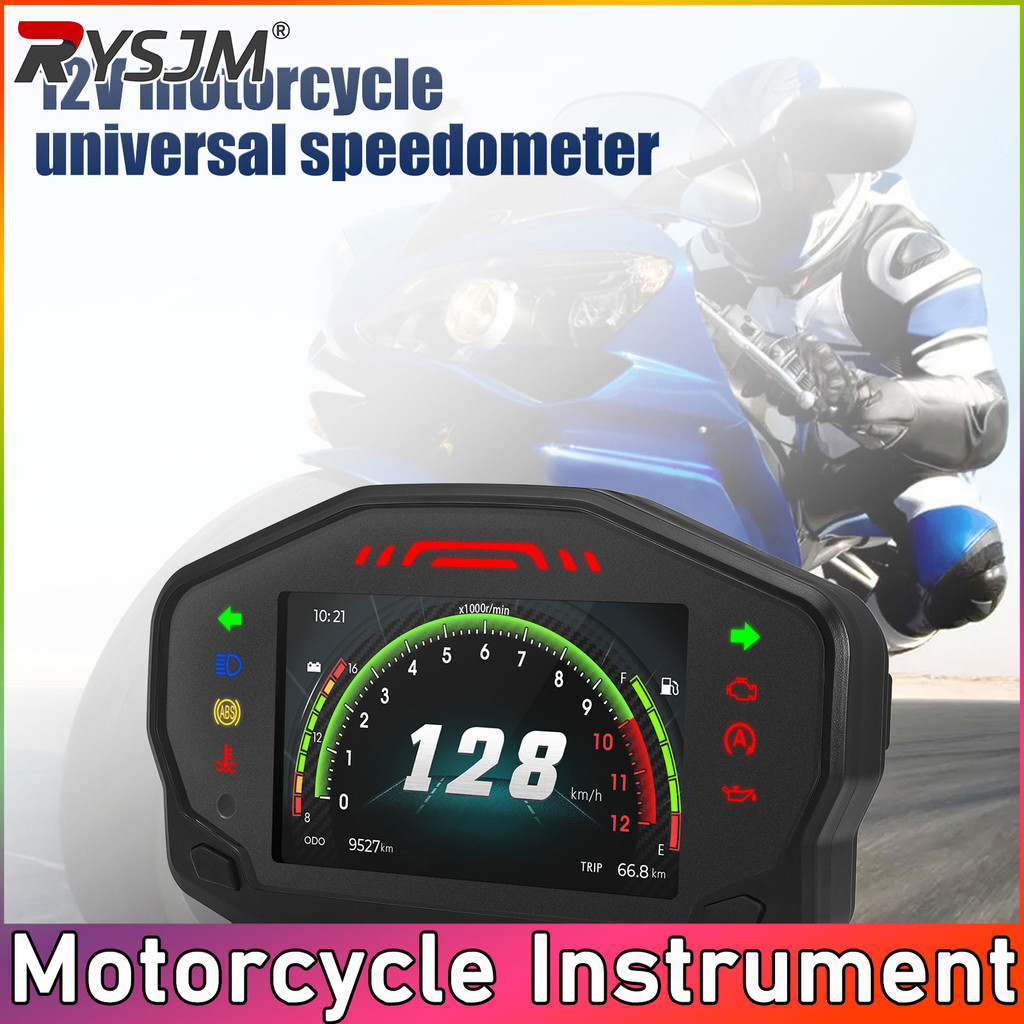 New Digital Meter Universal Motorcycle Speedometer Bluetooth-compatible ...