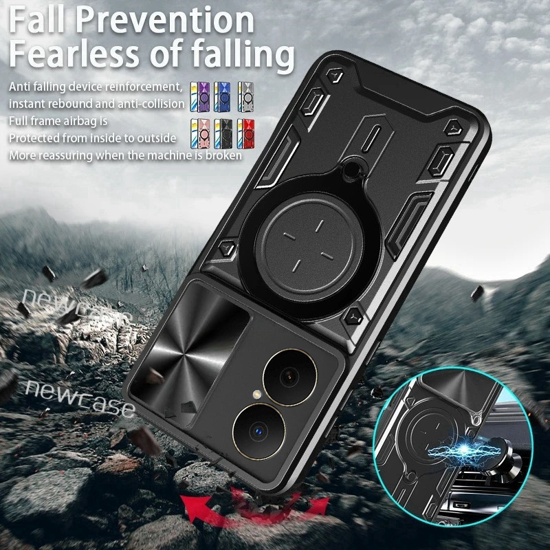 Slide Lens Protect Phone Case For Huawei Nova Y73 4G NovaY73 HWY73 ...