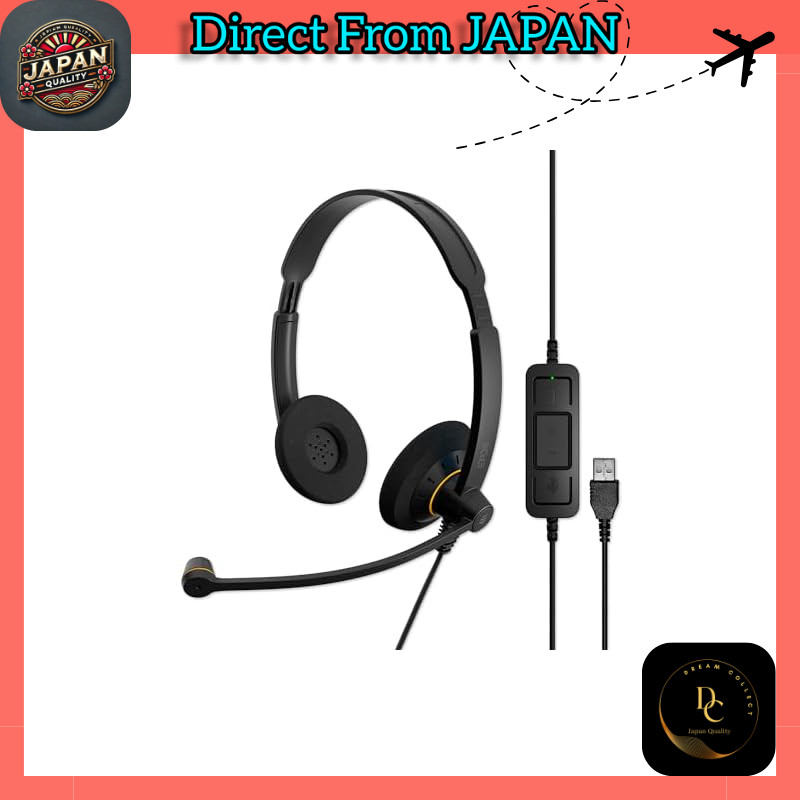 Sennheiser SC 60 USB ML Entry-Class Dual-Ear USB Headset with Call ...