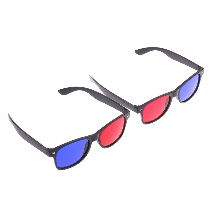 [RT] ck Frame Red Blue Green 3D Glasses For Amblyopia Training Vision ...