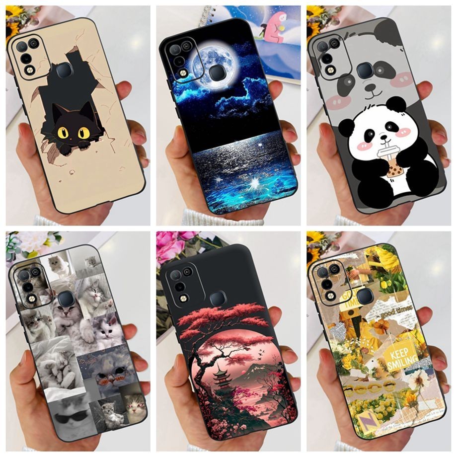 Case for Infinix Hot 9 Play HOT 10 Play Soft Silicone TPU luxury ...