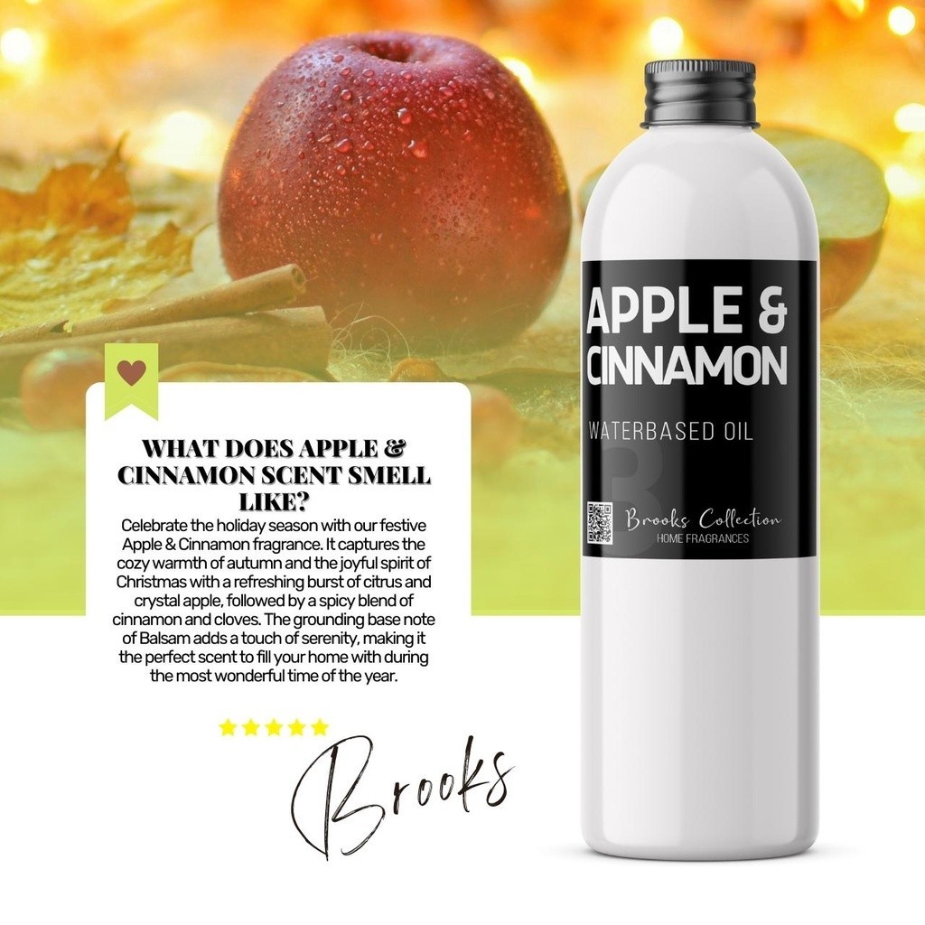 My Home APPLE & CINNAMON Water Based Concentrated Water Soluble ...