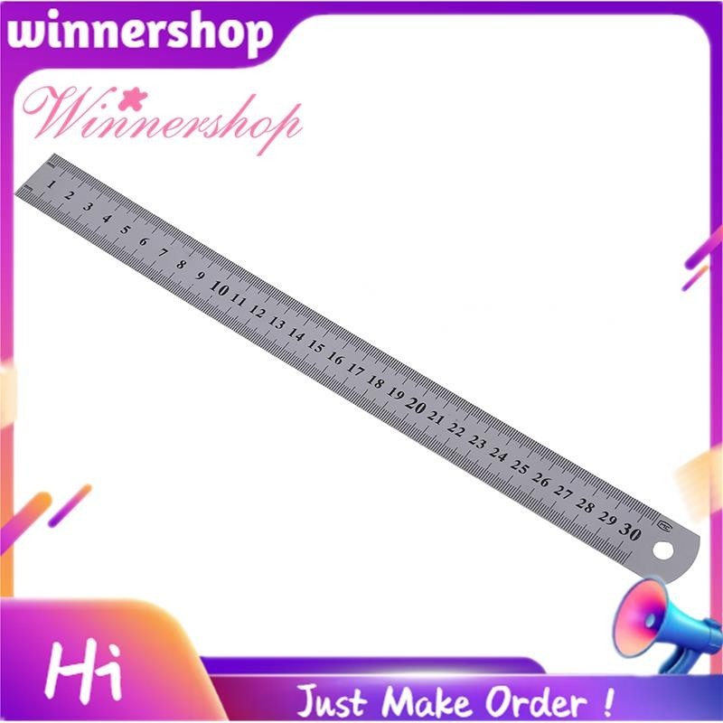 Stainless Steel Ruler Measure Metric Function 30cm 12Inch | Shopee ...