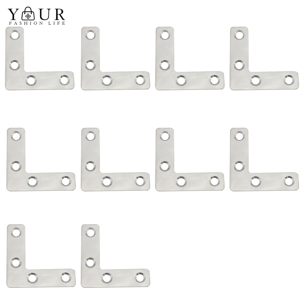 Youxp 10Pcs 40/50/60/80mm T Shape/L Shape Corner Bracket Not Easy to ...