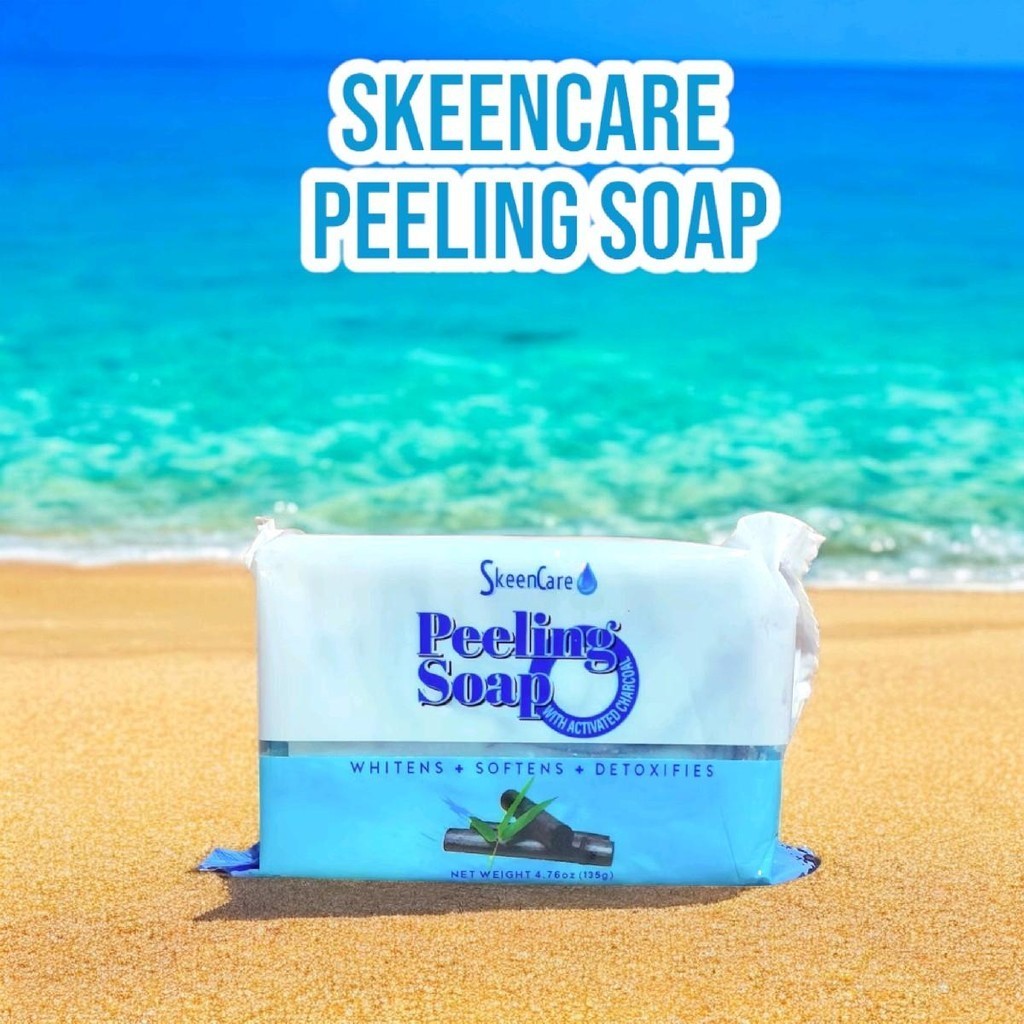 SKEENCARE Peeling Soap with Activated Charcoal for Facial Skincare ...