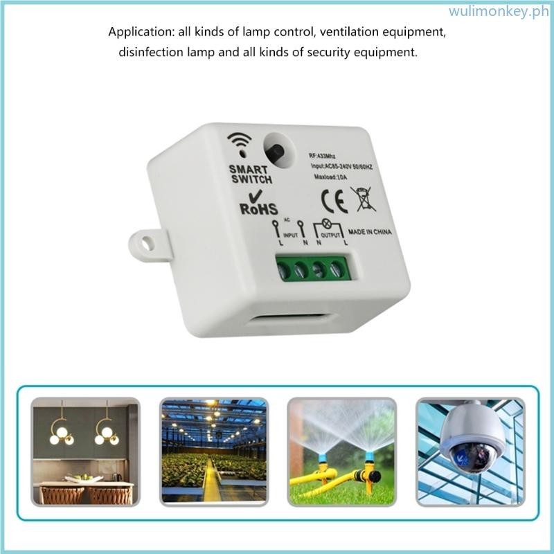 WU Single Channel Smart Switches 433 315MHz Wall Panel Switches ...