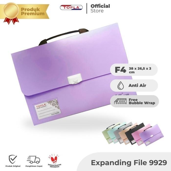 Expanding File pastel 9929 Map Document TOPLA Folio/F4 Size 13 Slots ...