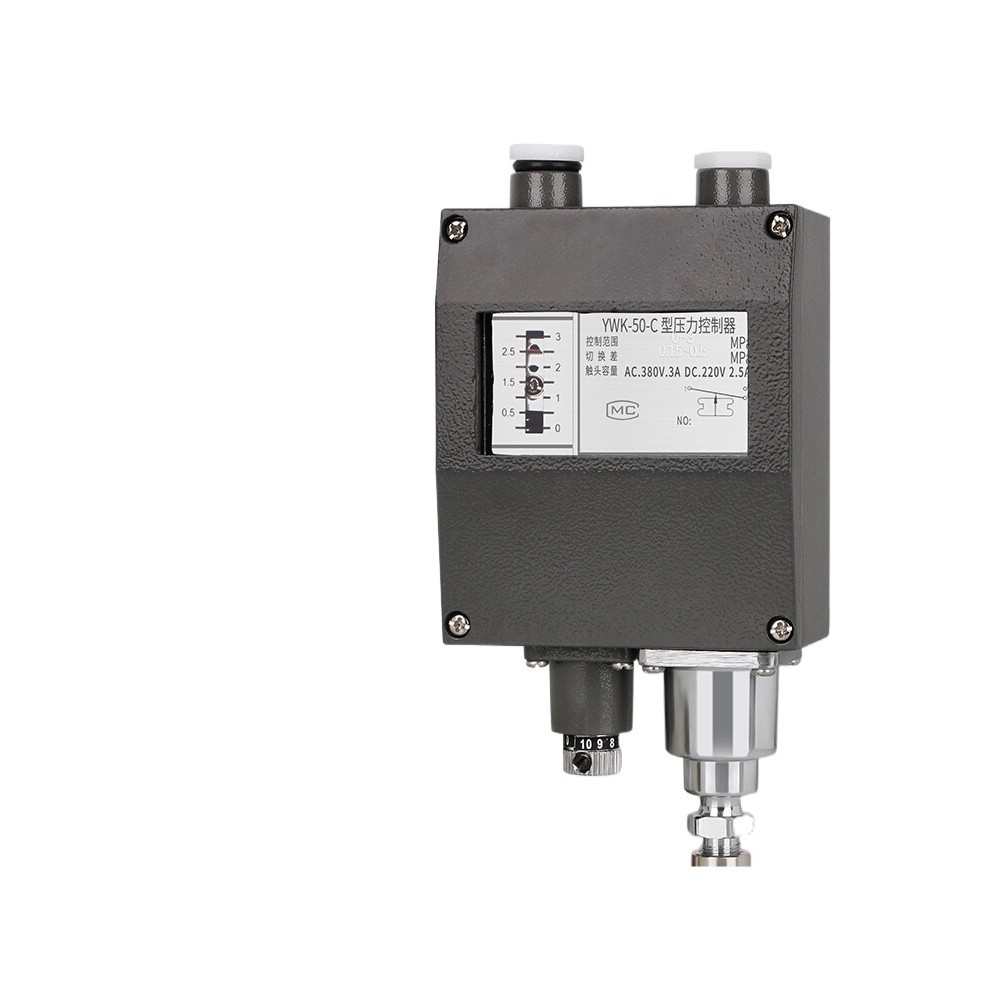 YWK-50-C instrument marine pressure controller steam pressure switch 0.25 0.8MPA water pressure ...