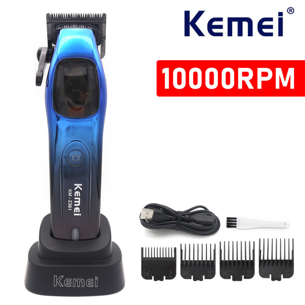 Kemei KM-2361 Professional Hair Clipper for Men - 10000 RPM Magnetic ...