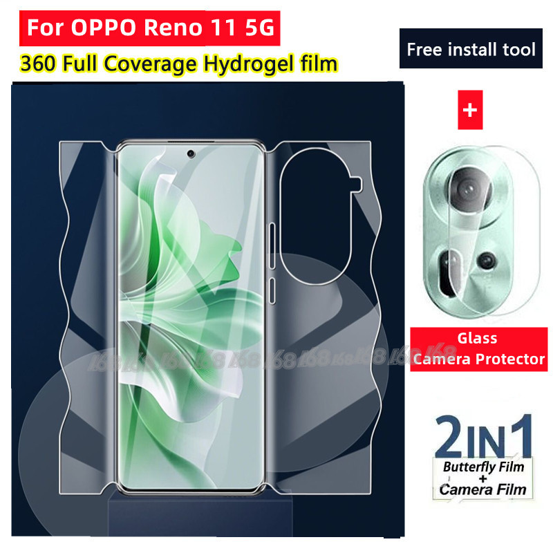 OPPO Reno 11 5G Screen Protector Hydrogel Film for Curved Screen ...