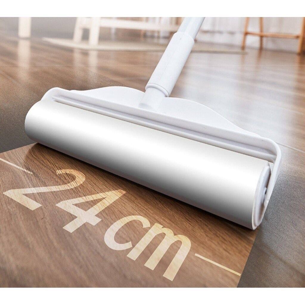 Long Pole Sticky Roller Mop Dust Sticky Remover Sticky Lint Roller for ...