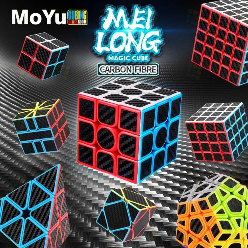 Moyu Meilong Carbon Fibre Speed Professional Cube Magic Cube for Kids ...