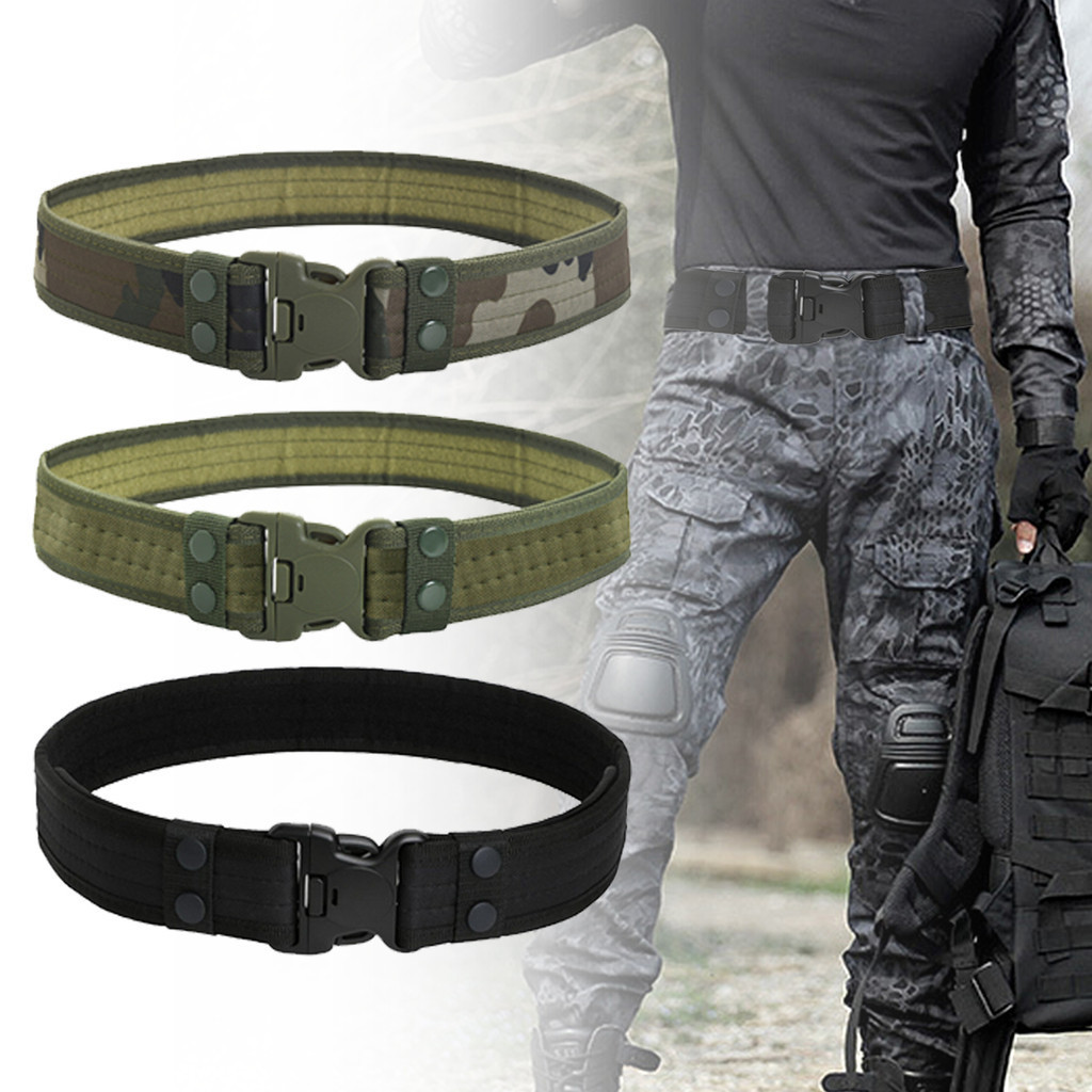 New Multi Functional Men's Belt Outdoor Army Military Hunting Tactics ...