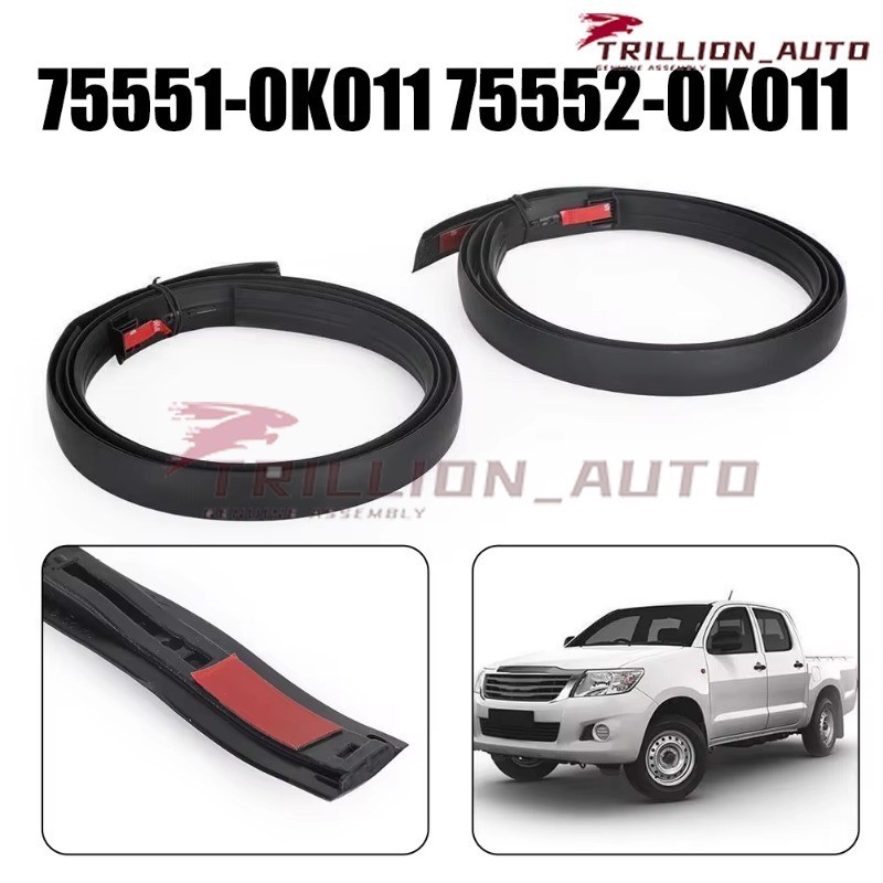 ROOF MOULDING LINING RUBBER OUTER STRIP GETAH LUAR BUMBUNG Toyota Hilux ...