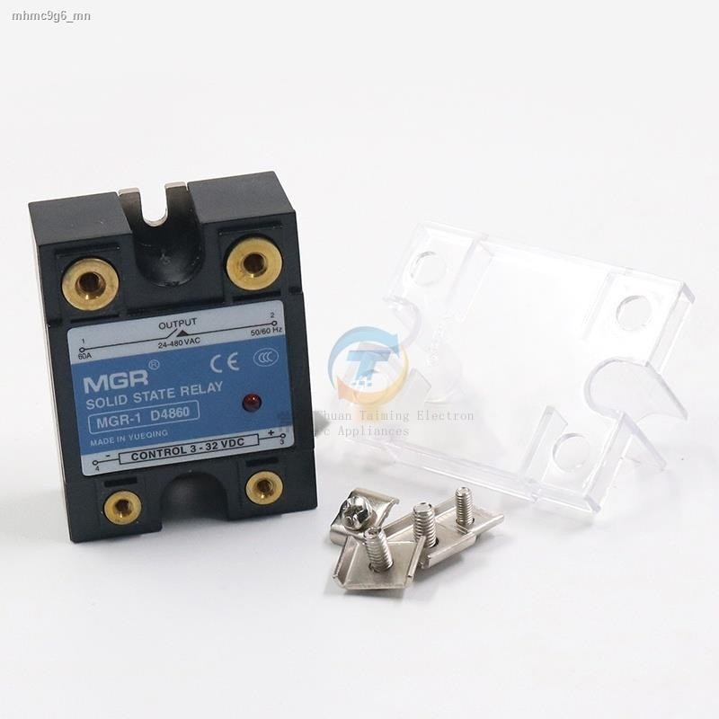 Solid state Meger relay 220V single-phase SSR MGR-1 D4860 60A DC ...
