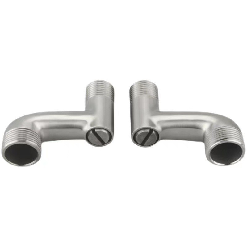 Adjustable Angle Valve Replacement Shower Faucet Adapter Part Stainless ...