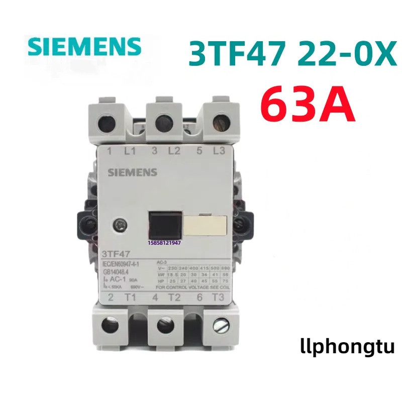 SIEMENS AC Contactor 3TF47 63A AC220V Ready Stock | Shopee Philippines