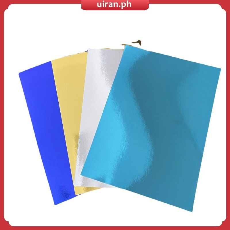 20 Sheets Colored Decorative Paper Metallic for Crafts Cardstock uiran ...