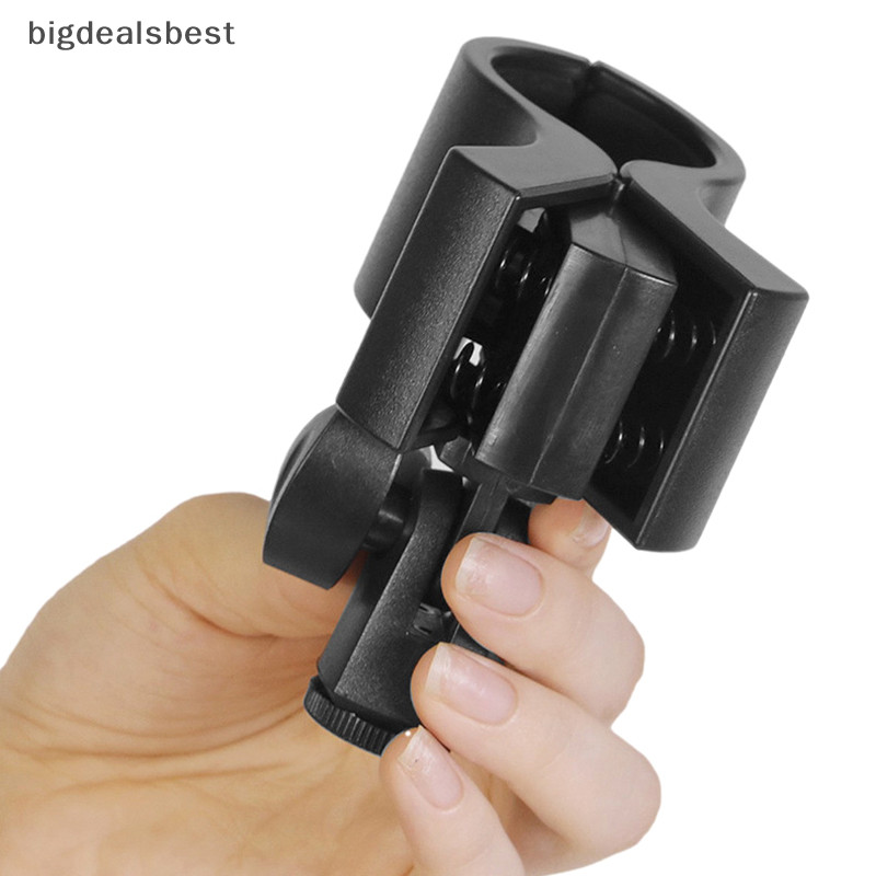 BDB 1Pc Universal Large Microphone Handhold Clip Clamp Holder With 3/8 ...
