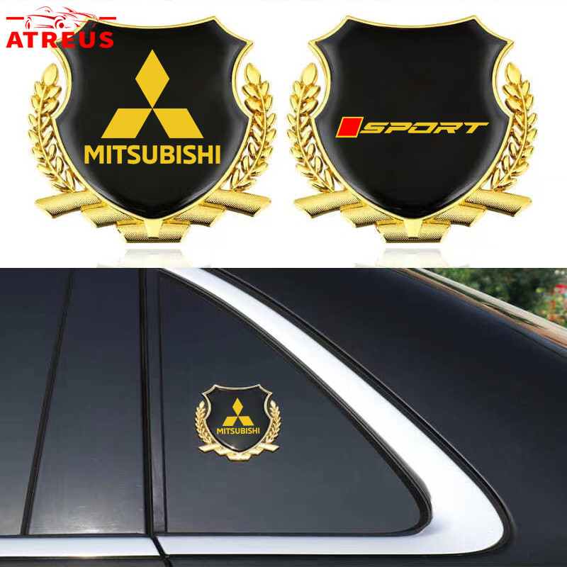 Mitsubishi Car Decoration Stickers Appearance 3D Stereo Car Sticker ...