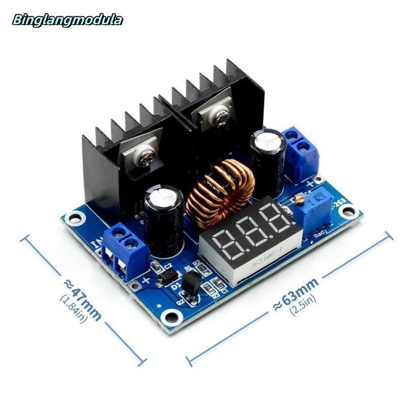 XH-M404 DC 4-38V 8A Voltage Regulator Module Digital PWM Adjustabl DC ...
