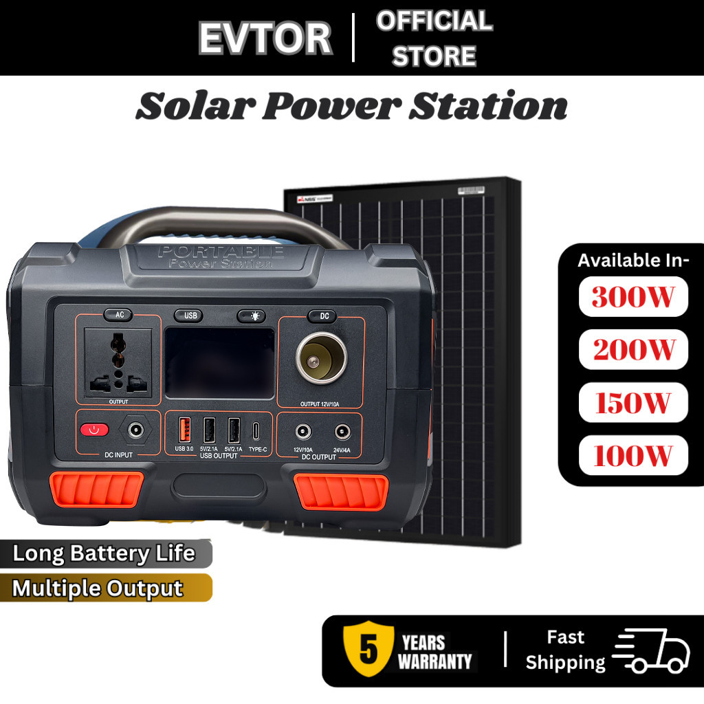 Portable Power Bank 300W Panel EG008PB Power Station Portable Solar ...