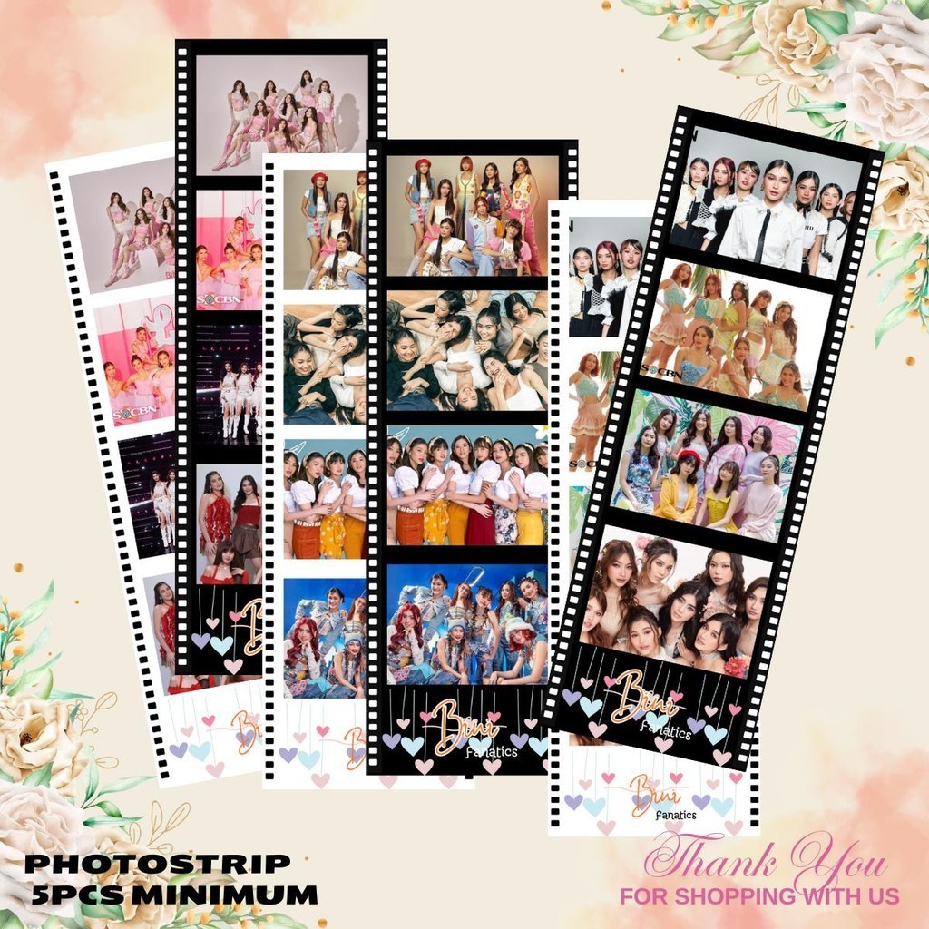 Customized Photostrip 2x6" High Quality Print -Matte (Minimum of 5 ...