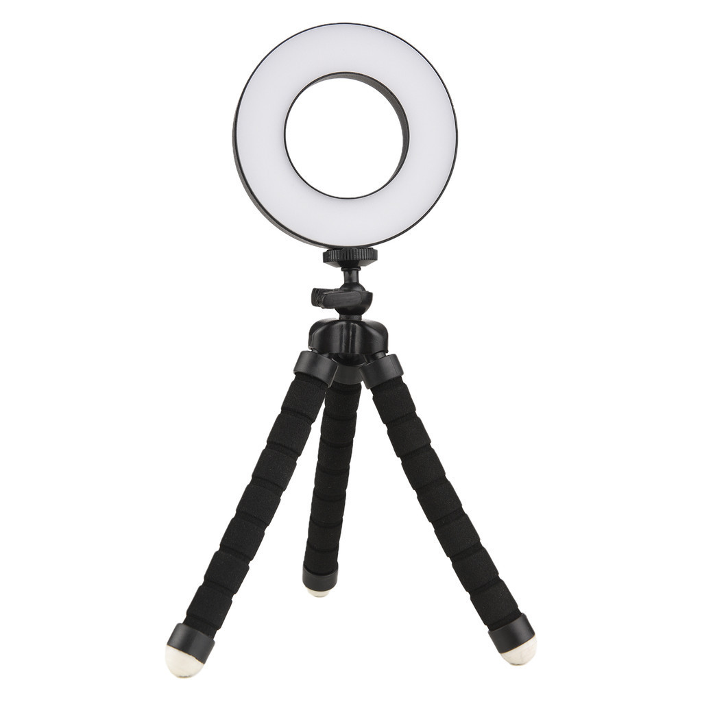 9CM/3.5IN Ring Light for Laptop 3-Colored Circle Lamp with Desktop ...