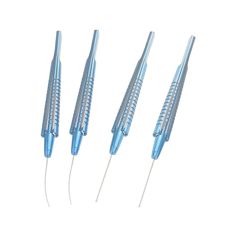 Titanium Squeeze Handle Retinal Capsulorhexis Forceps Straight/Curved ...