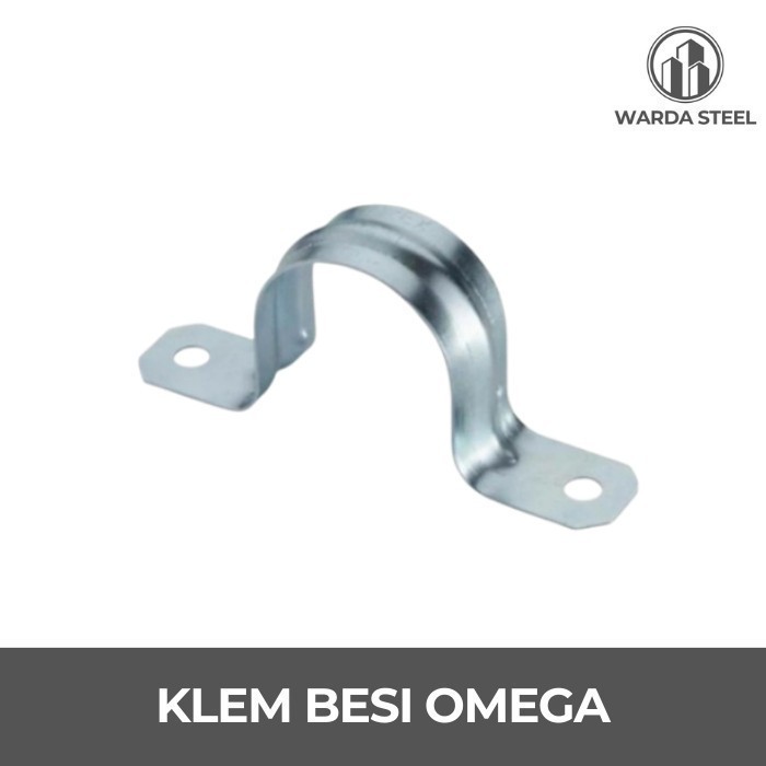 2" Iron Pipe Clamps With Concrete Nails / Without Nails - Pipe Omega ...