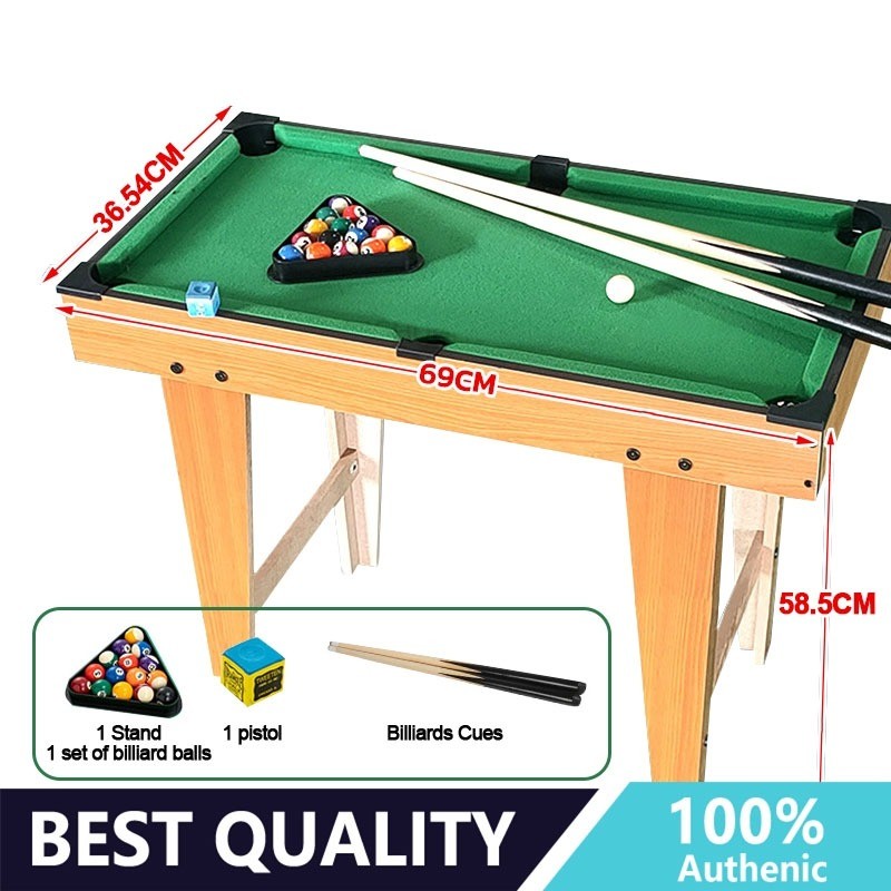 Mini billiard table for kids Wooden tabletop Junior Pool table set ...