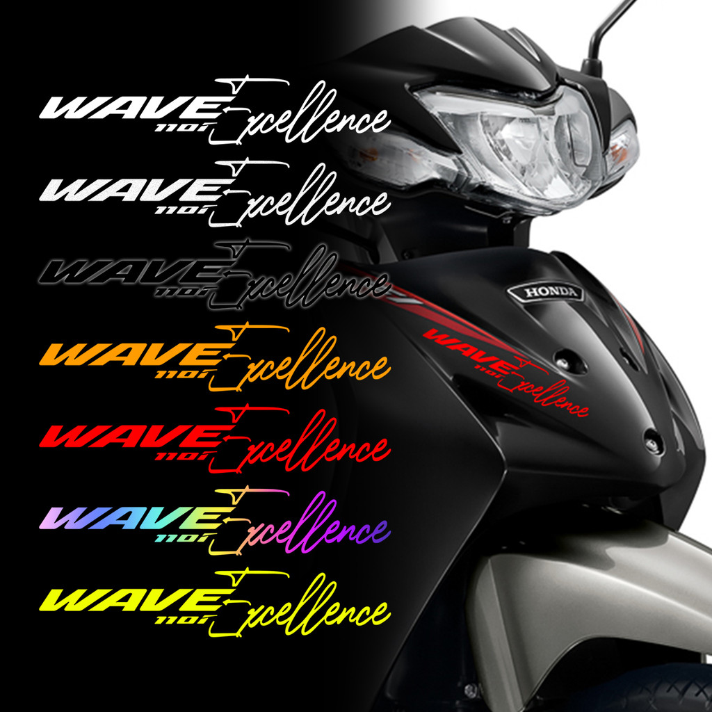 20cm x 8.5cm/For HONDA WAVE 110i front Sticker Decal Reflective ...
