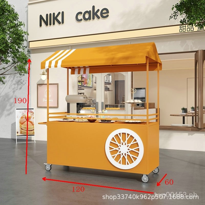 Outdoor Market Booth Car Swing Booth Car Commercial Street Trolley ...