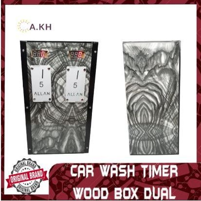 Car wash Dual Wood Box Timer Machine 5Peso Coins Slot Old and New ...