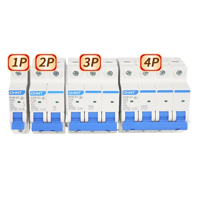 DZ47 Chint 2p air switch 32 empty open a small 1p circuit breaker 63 three-phase 3 switch 4 ...